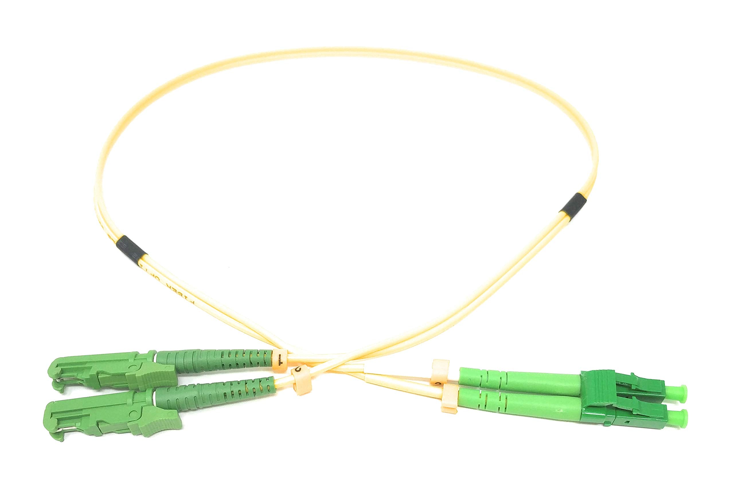 Ultra Spec Cables Singlemode Duplex (9/125) E2000/APC to LC/APC Fiber – RiteAV