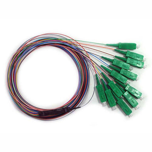 RiteAV Fiber Optic Pig Tail Cable , SC APC Ferrules to Pigtail , for T