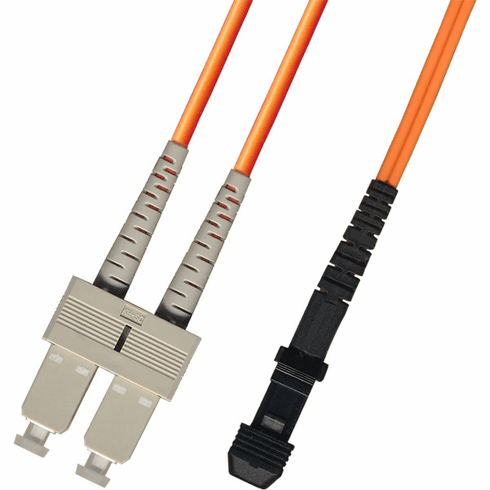 1M SC-MTRJ Duplex Multimode Fiber Optic Cable 50/125 Plenum – RiteAV