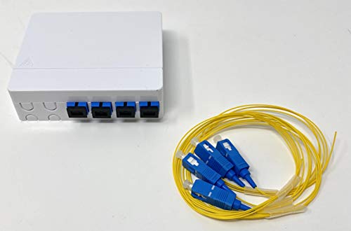 Ultra Spec Cables FTTH 4 Port SC-UPC Fiber Termination Kit (Includes 4 ...