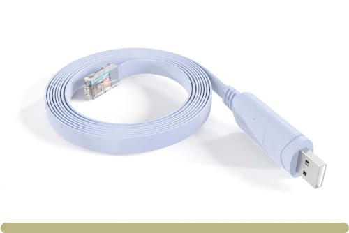 RiteAV - CAB-CONSOLE-USB-RJ45 Console Cable, 6ft, FTDI, USB to RJ45