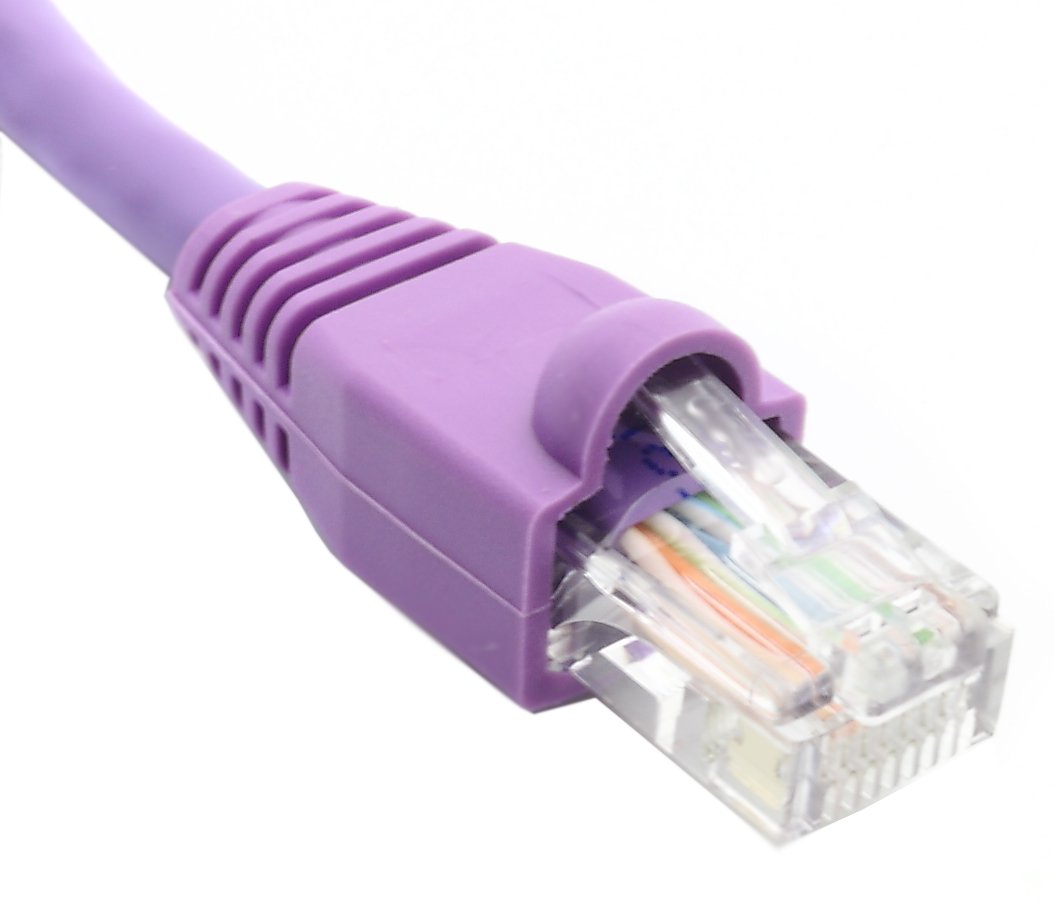 Ultra Spec Cables 1ft Cat6 Ethernet Network Cable Purple – RiteAV