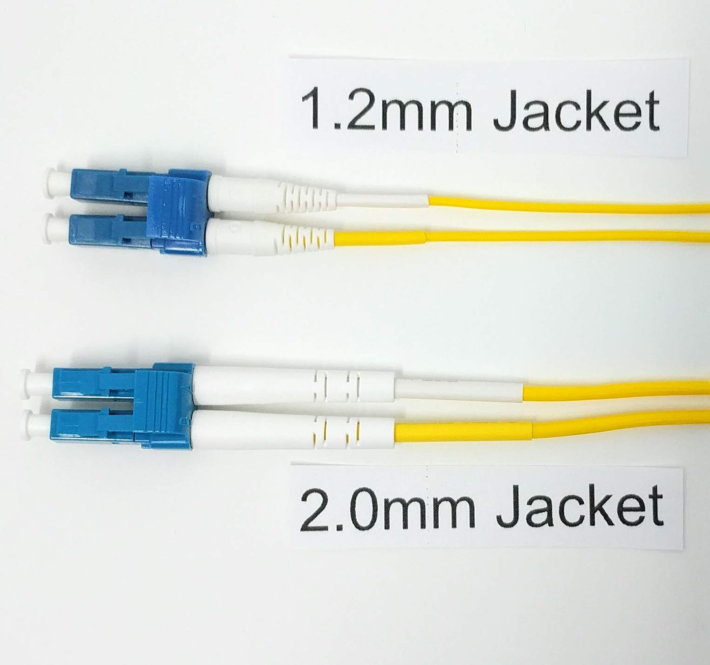 300 Meter Singlemode Duplex 1.2mm Ultra High Density Fiber Optic Cable ...