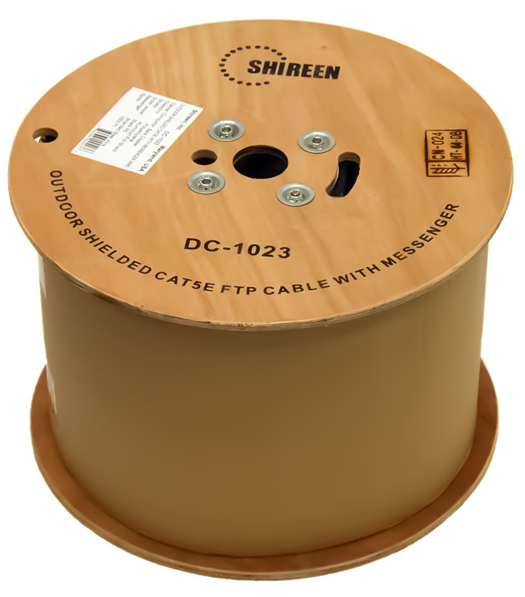 Shireen DC-1023 - Outdoor CAT5e Shielded Cable with a Messenger Wire ...