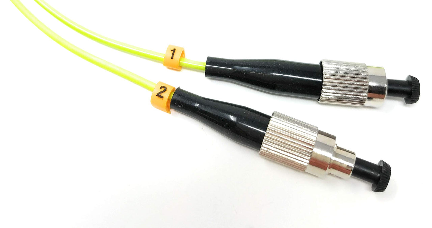 Ultra Spec 0.6M (2FT) 100Gb OM5 Multimode Duplex Fiber Optic Cable (50 ...