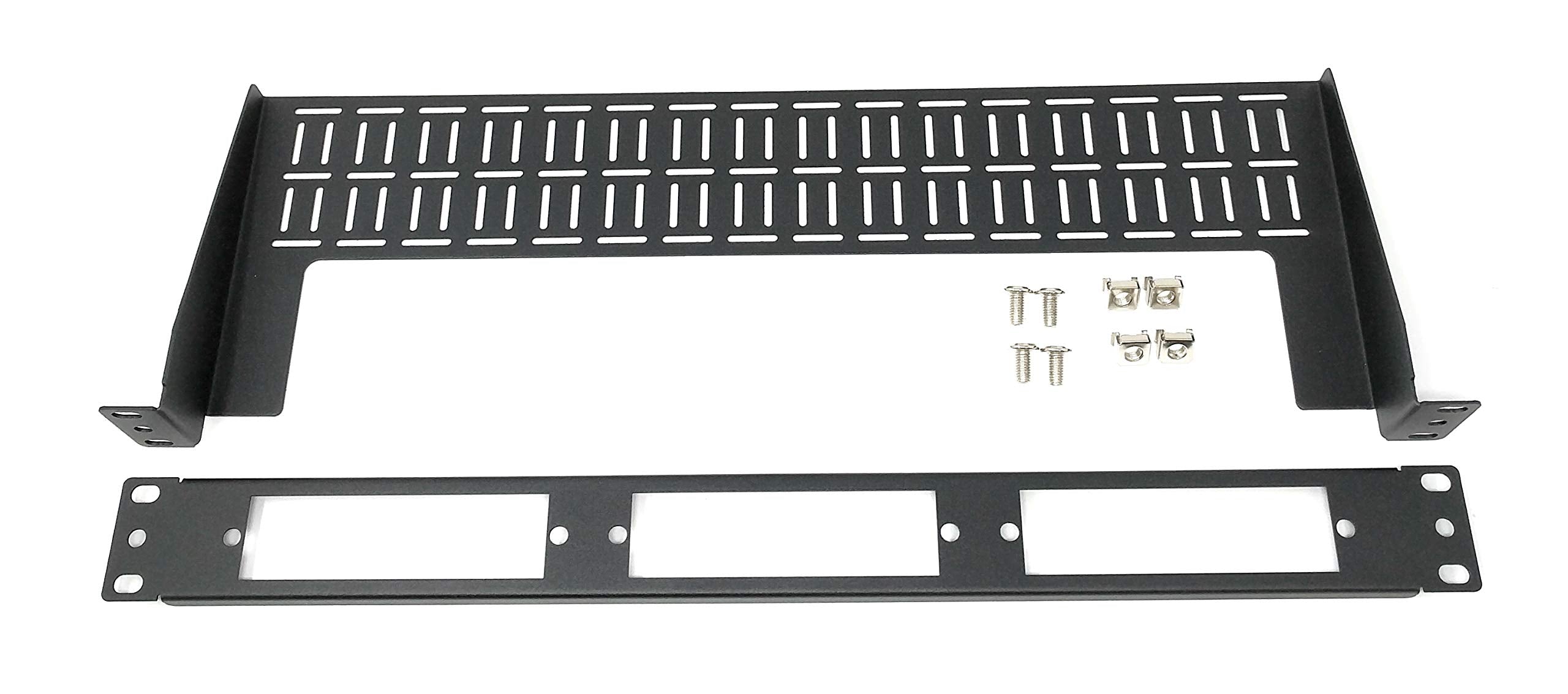 Ultra Spec Cables 1U 19" 3 LGX Patch Panel with Wire Management Tray ...