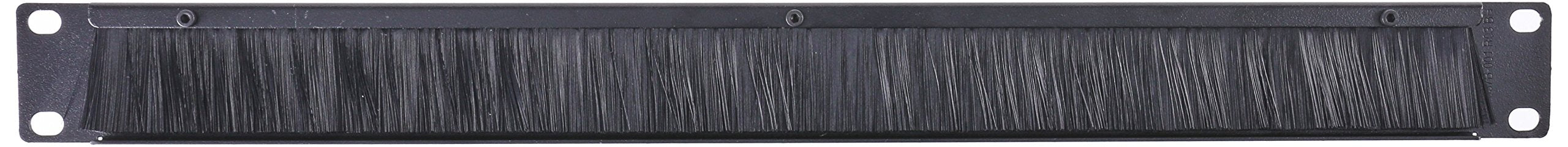 APC Rackmount Horizontal Cable Organizer, AR8429, 1U with Brush Strip ...