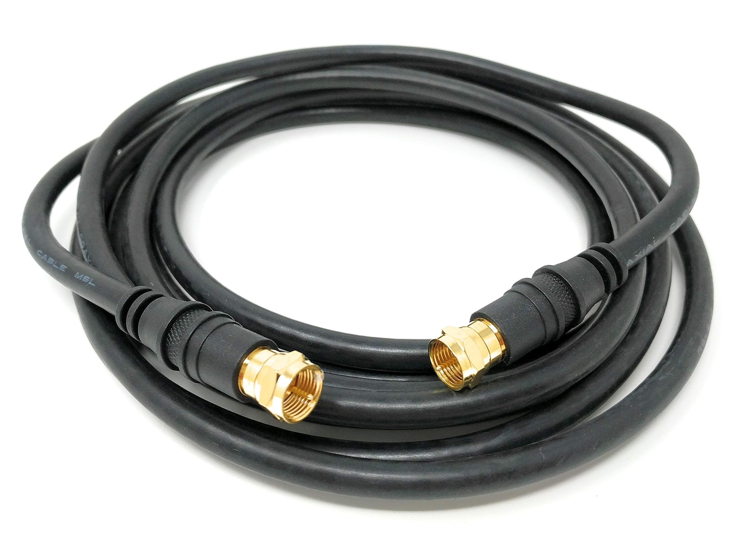 RiteAV 25 feet RG6 Coax Satellite/CATV Cable - Screw On F-Type Connect