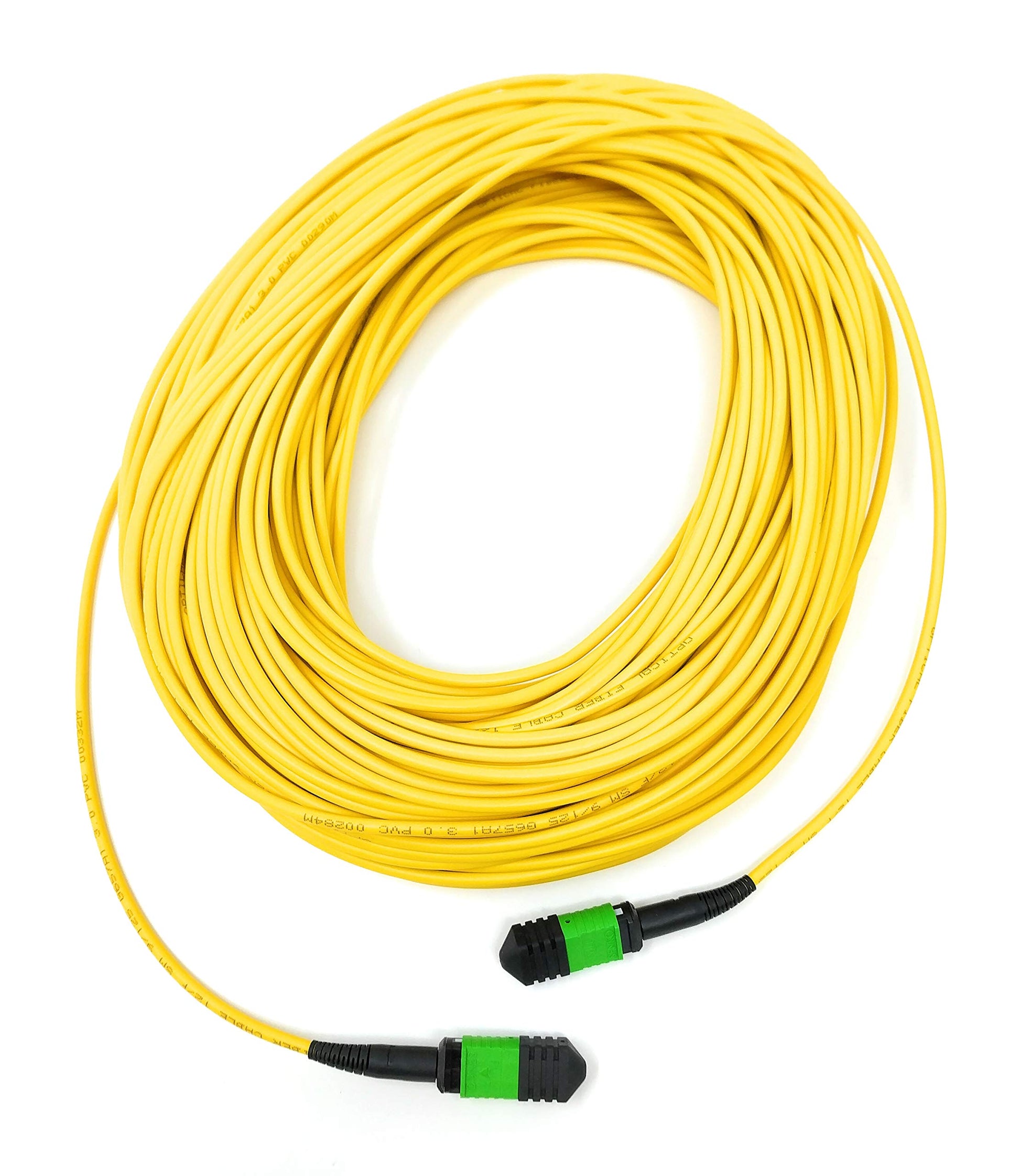 Ultra Spec Cables 12 Fiber Trunk Cable, MTP Female to MTP Female, Sing ...