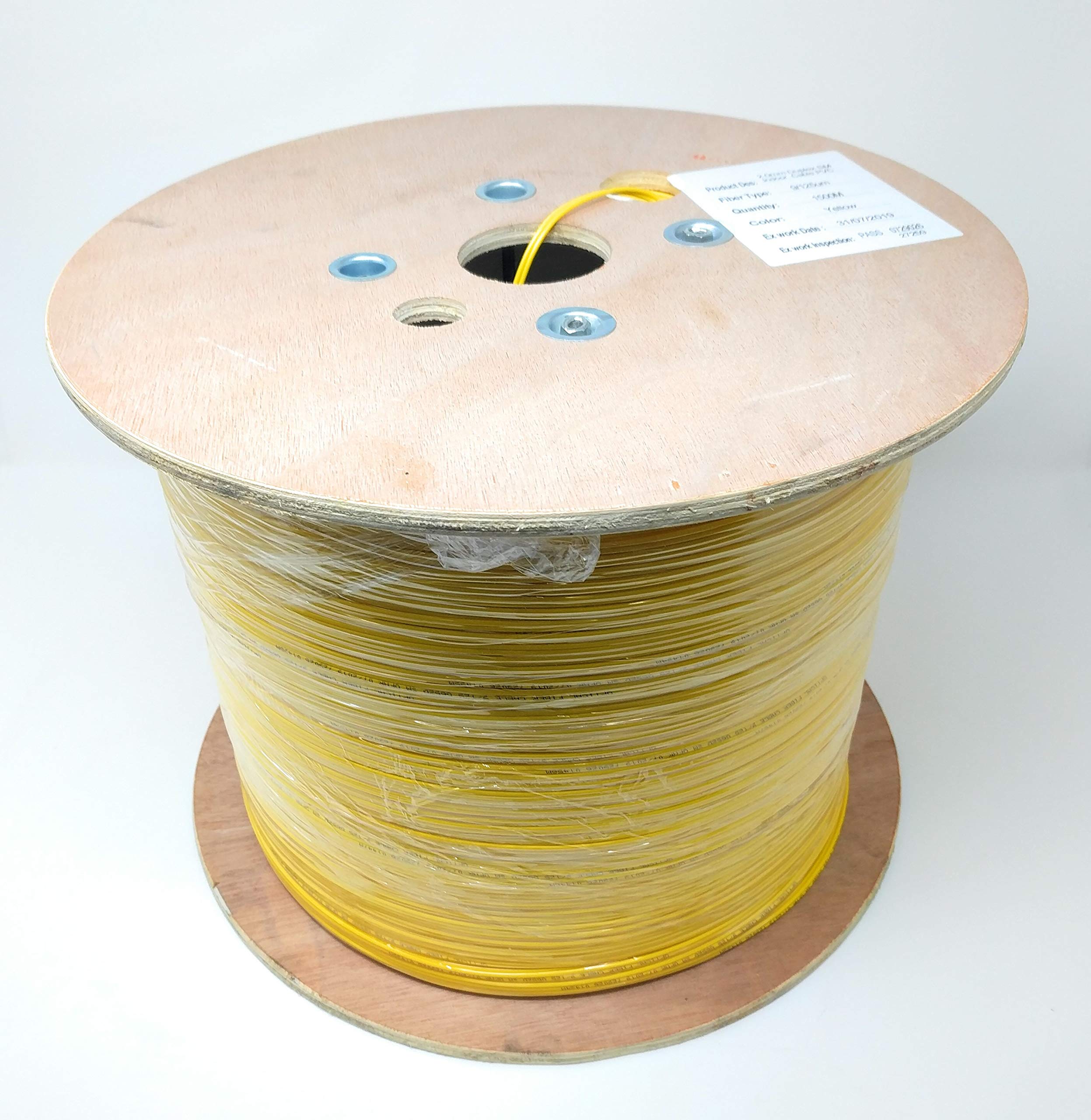 1500 Meters (4921 feet) Bulk Fiber Optic Cable Singlemode Duplex (9/12 ...
