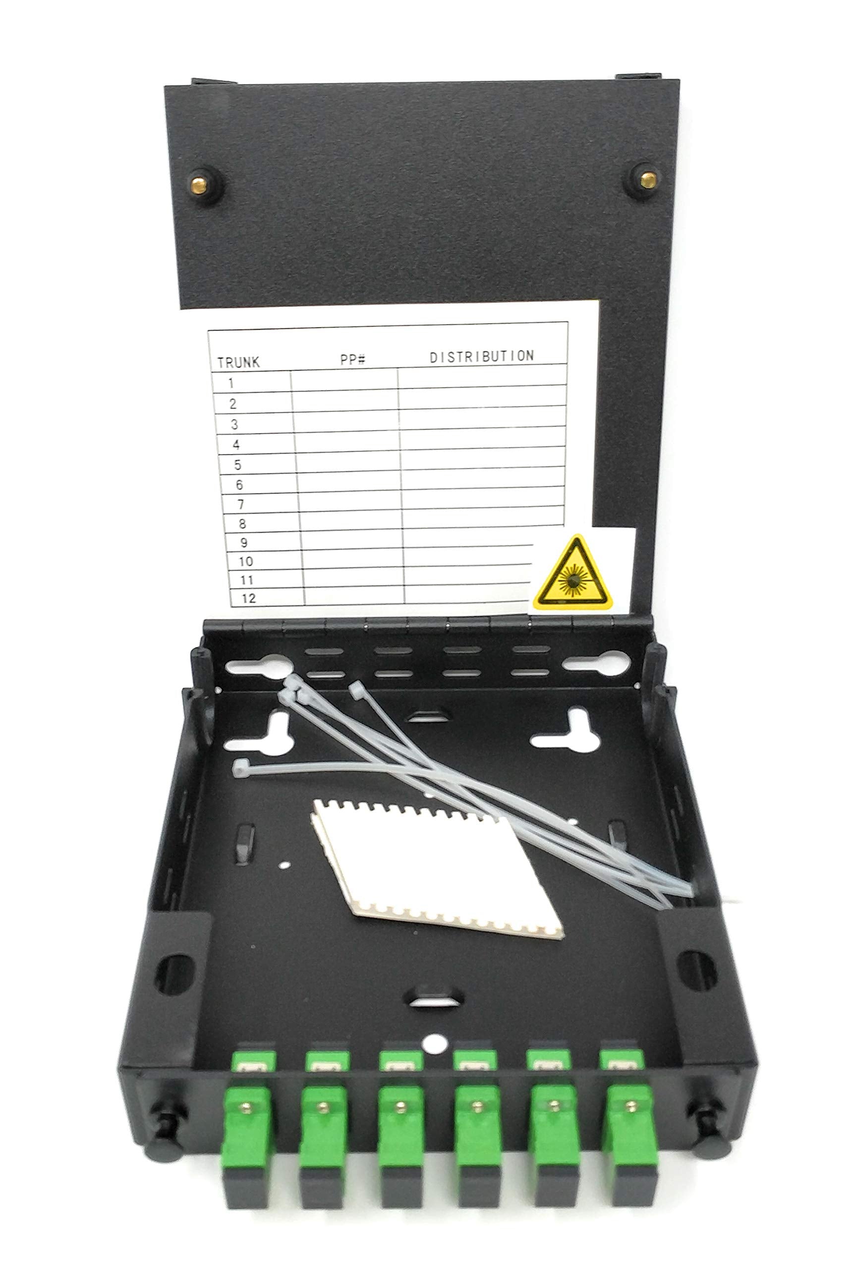 Ultra Spec Cables Wall Mount Fiber Enclosure with Splicing Module and ...