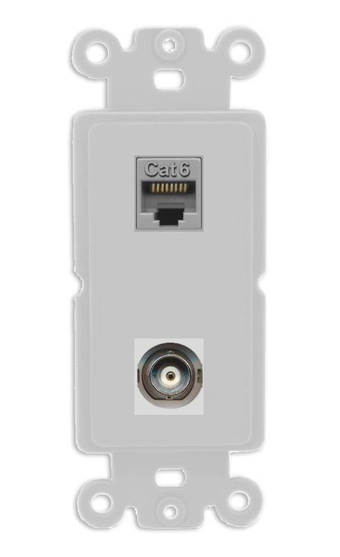 Versatile Wall Plate with Swappable Female-to-Female Jacks. This wall ...