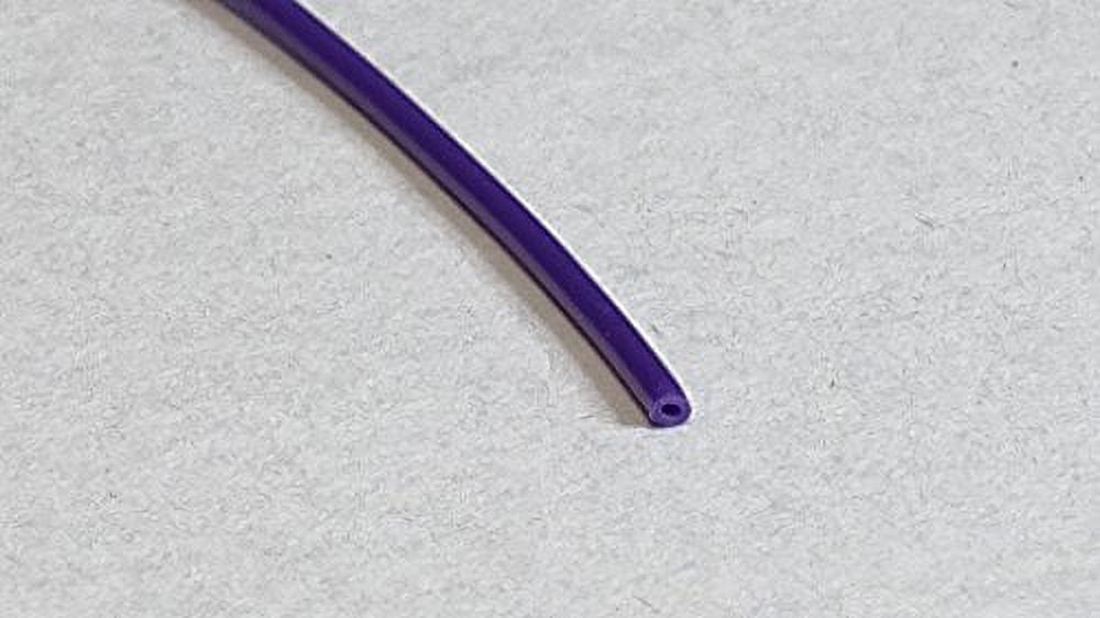 RiteAV 10M 3mm Purple Fiber Optic Cable Bulk Raw Furcation Tubing Jack