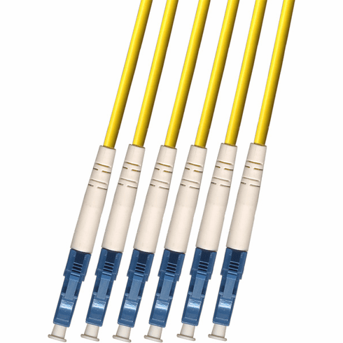 LC/LC 6 Strand Fiber Optic Cable (9/125) Singlemode 100M – RiteAV