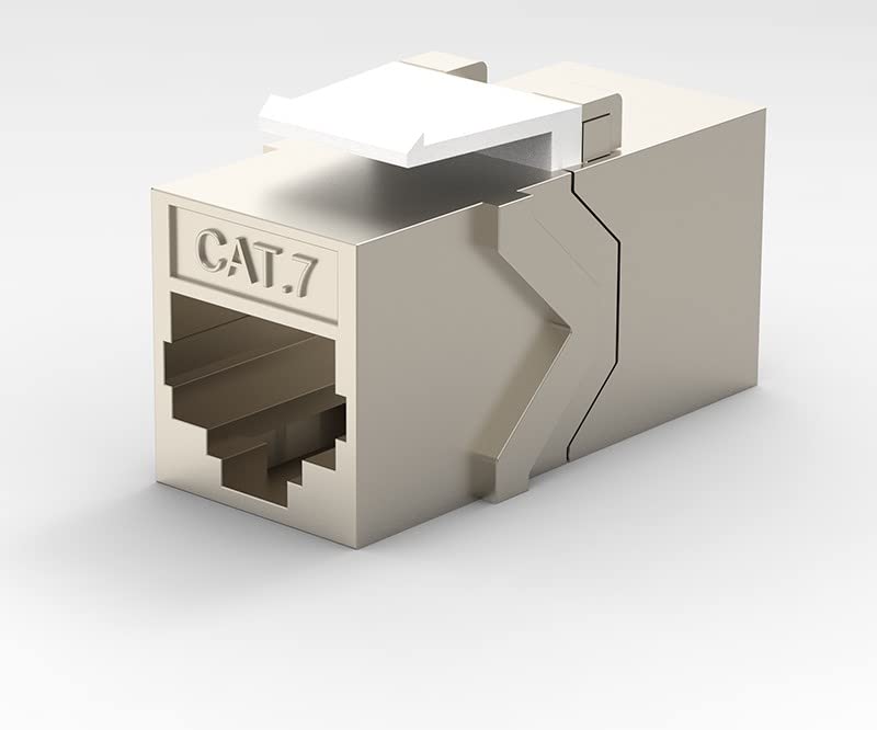 RiteAV - (CAT 7 RJ45 Inline Coupler Keystone Jack, Shielded Female to