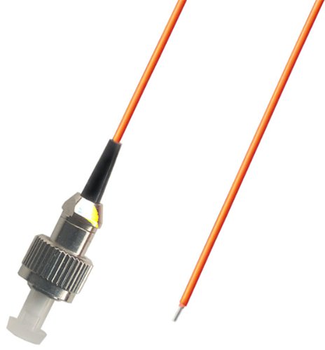 Ultra Spec Cables 10 Pack FC Multimode 50/125 Simplex Pigtail Fiber Op ...