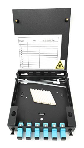 Ultra Spec Cables Wall Mount Fiber Enclosure with Splicing Module and ...