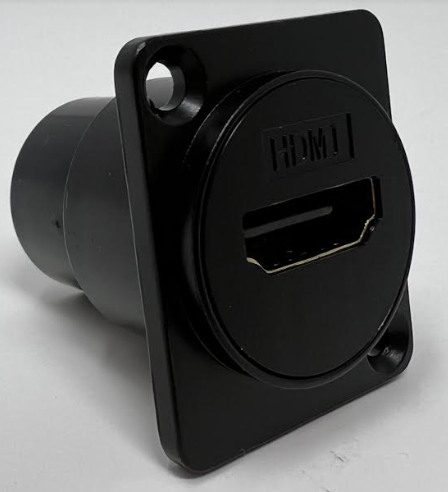 HDMI D Series Heavy Duty Chassis Panel Mount Connector Pass Through So ...
