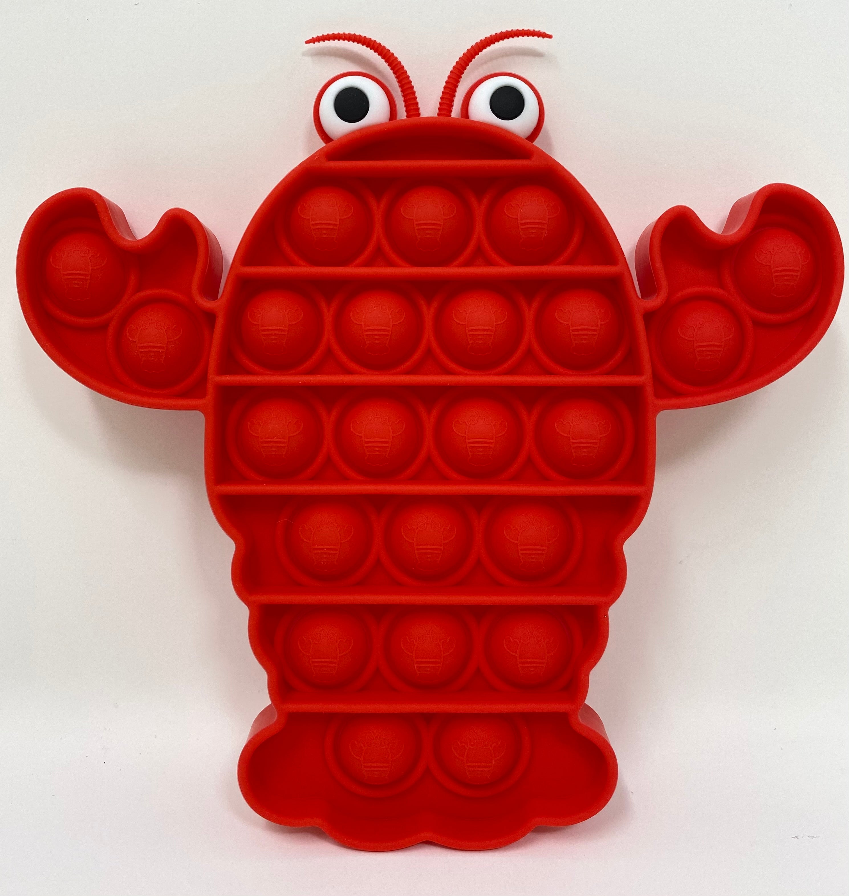 Fidget Silicone Sensory Toy - Red Lobster – RiteAV