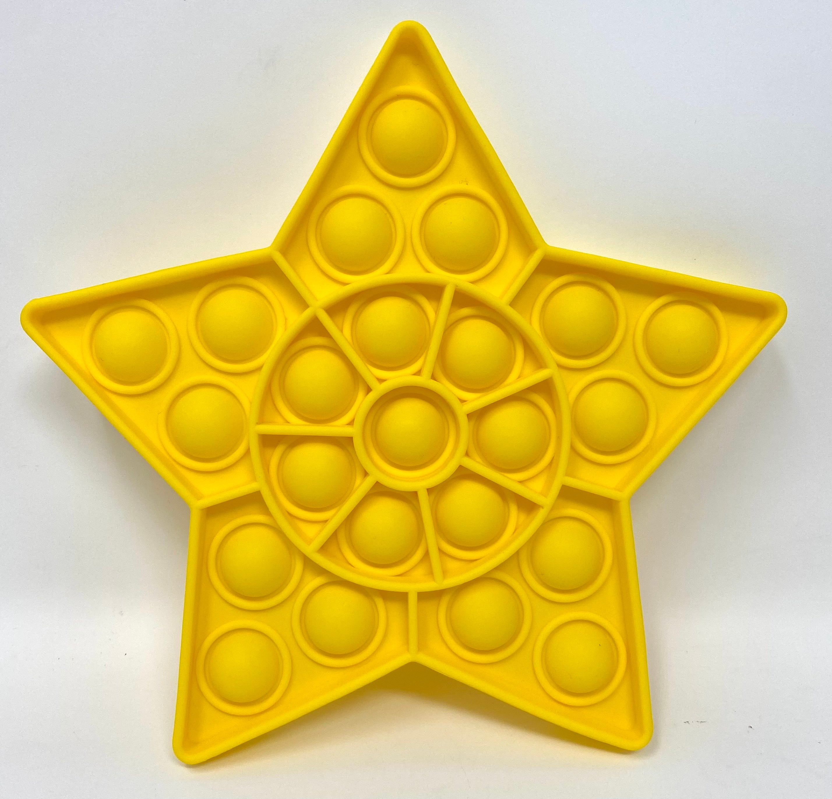 Fidget Silicone Sensory Toy - Yellow Star – RiteAV