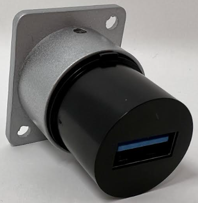 USB 3.0 A-type Female D Series Heavy Duty Chassis Panel Mount Connecto ...