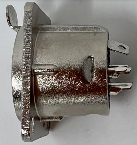 XLR 3 Pole Male and Female (1 each) D Series Heavy Duty Chassis Panel ...