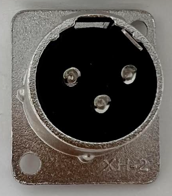 XLR 3 Pole Male D Series Heavy Duty Chassis Panel Mount Connector Bulk ...