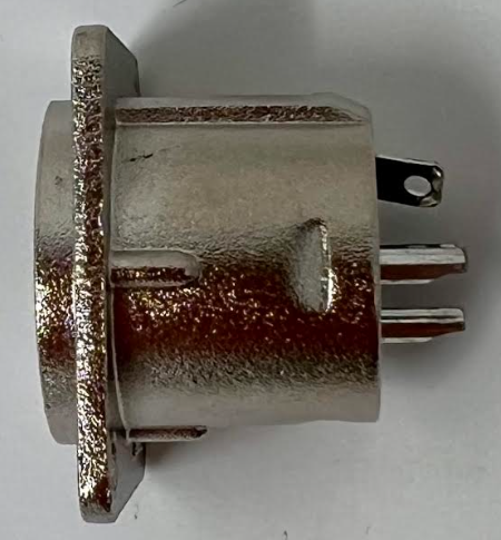 XLR 3 Pole Male and Female (1 each) D Series Heavy Duty Chassis Panel ...